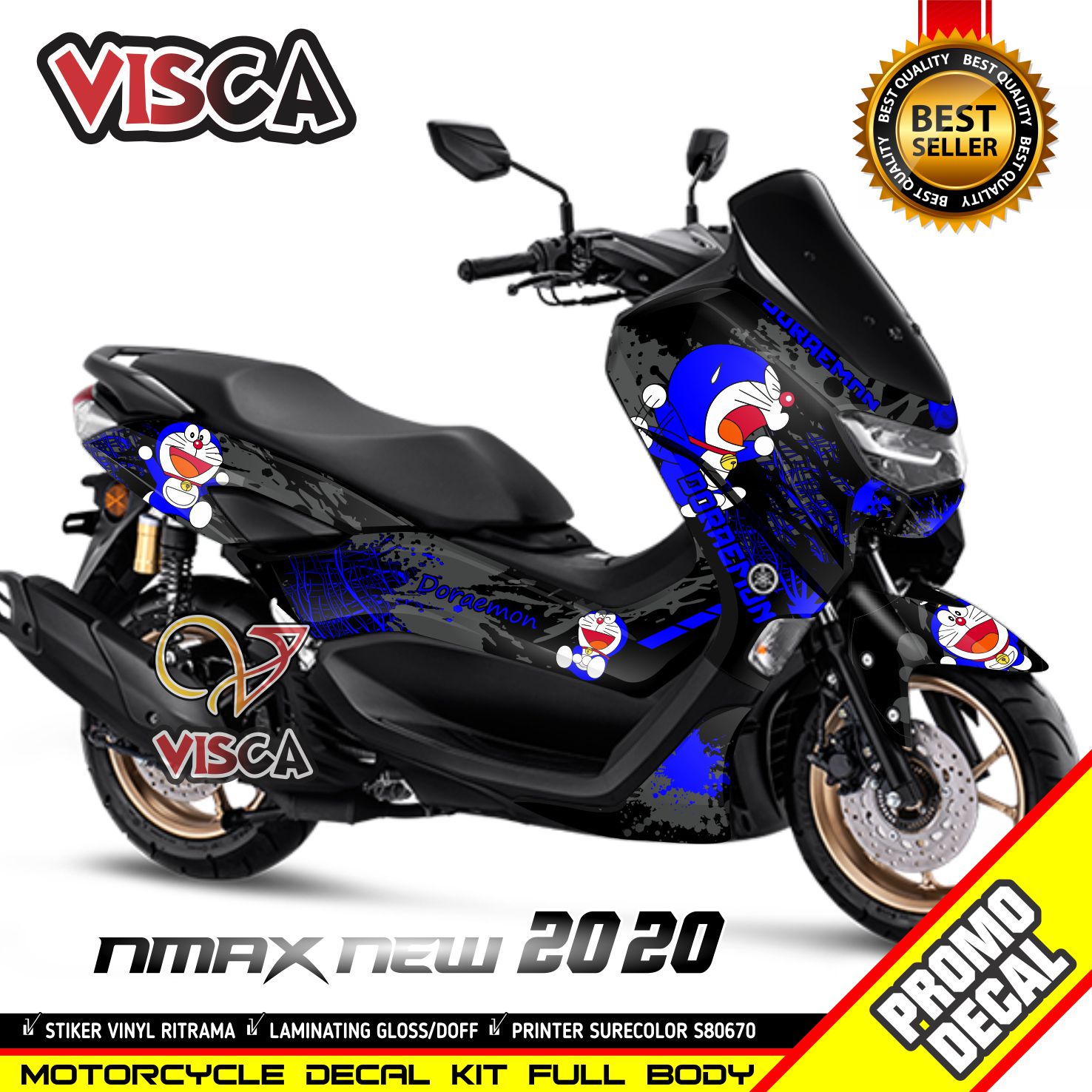 Decal NMAX 2022 Full Body Stiker NMAX 2022 Striping NMAX 2022 Sticker ...