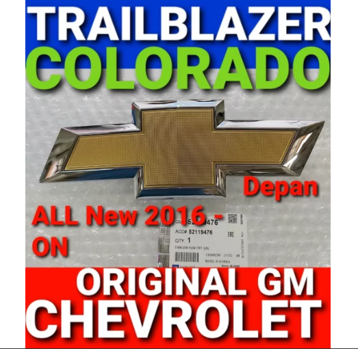 EMBLEM Lambang CHEVROLET COLORADO DEPAN atau Belakang ORIGINAL GM ...
