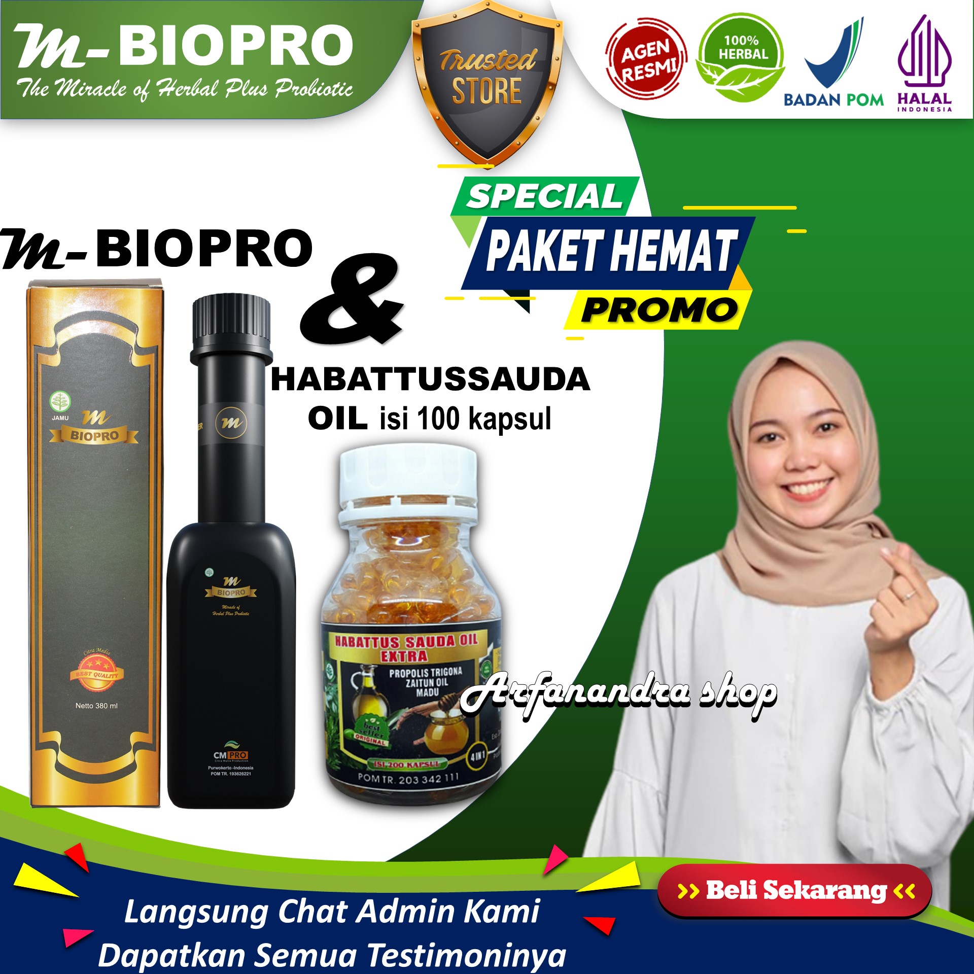 TERBARU M BIOPRO Non Obat Tapi Herbal Probiotik mbiopro m-biopro ...