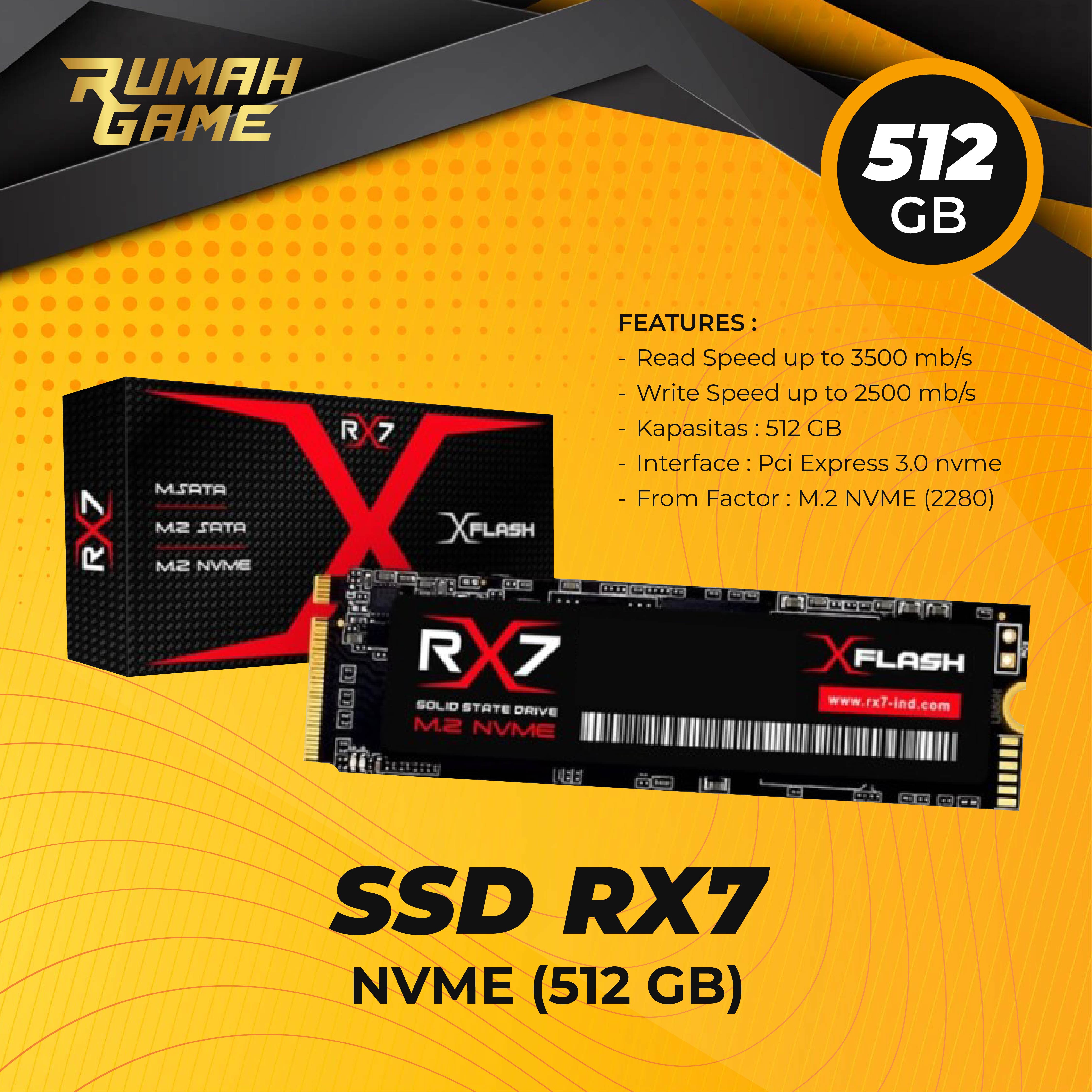 SSD RX7 M2 NVME / M.2 NVME/ M2NVME 512GB RX7 | Lazada Indonesia