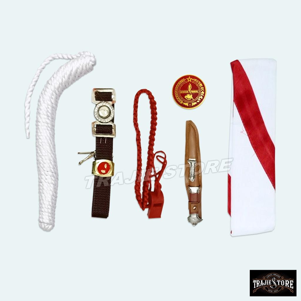 peralatan set pramuka penggalang putra putri/perlengkapan pramuka siap ...