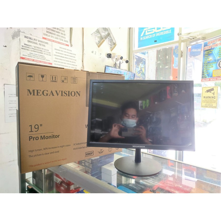 Megavision Monitor 19 inch 1080 P vga hdmi | Lazada Indonesia