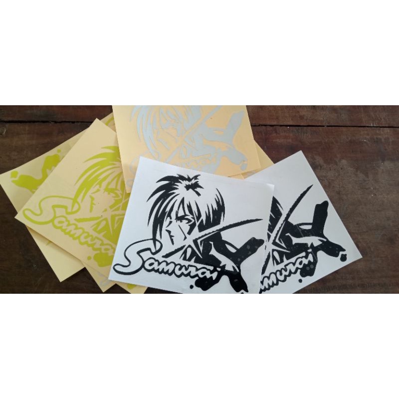 Stiker cutting aksesoris kaca body mobil samurai keren,Stiker cutting ...