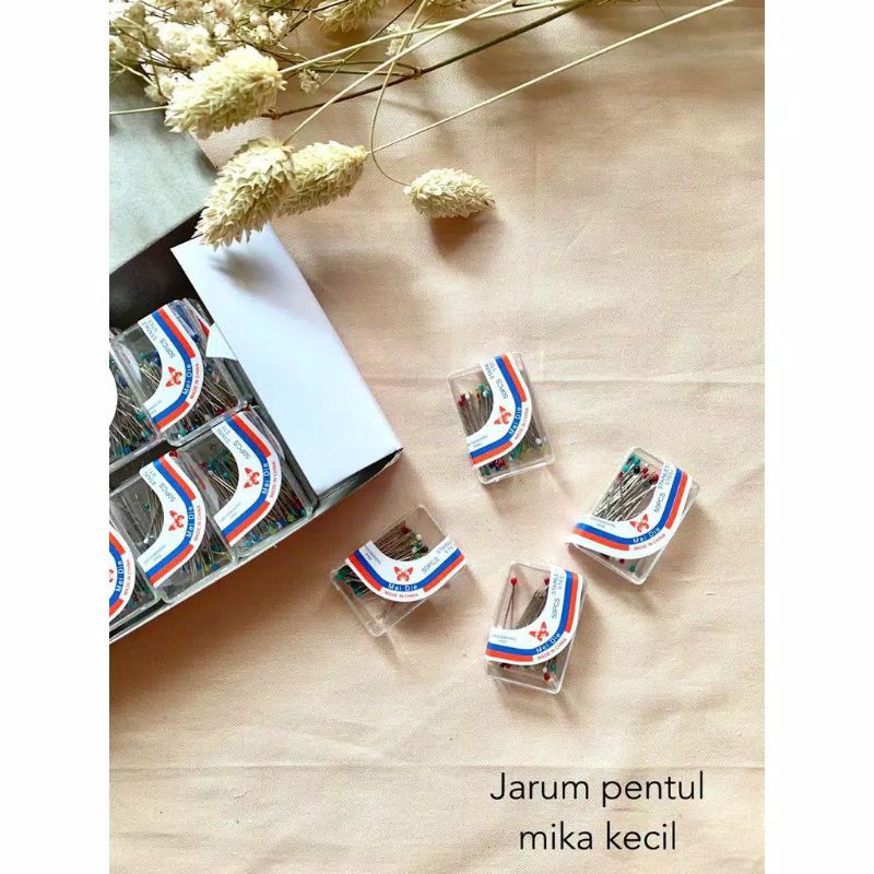 3 BOX / Jarum Pentul Mini Jahit Pentol Hijab 3 kotak / jarum pentul ...