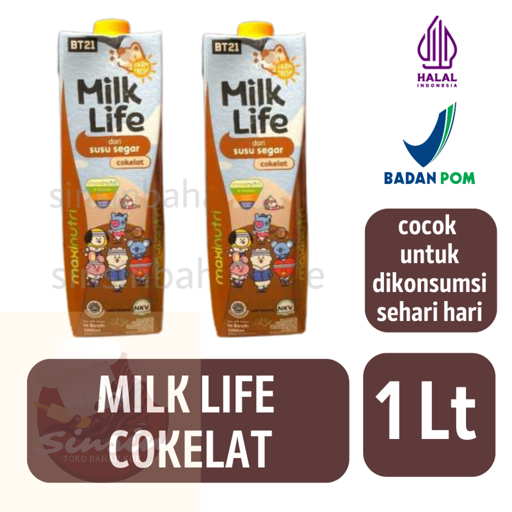 UHT Milk Life Coklat [1liter] | Lazada Indonesia