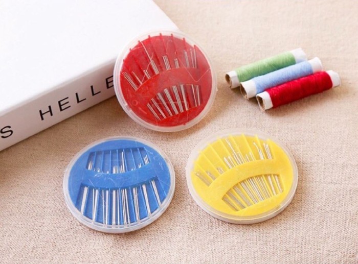 Jarum Jahit Jarum Jait Tangan Kecos kejos Tajam 1 pak isi 30 biji ...