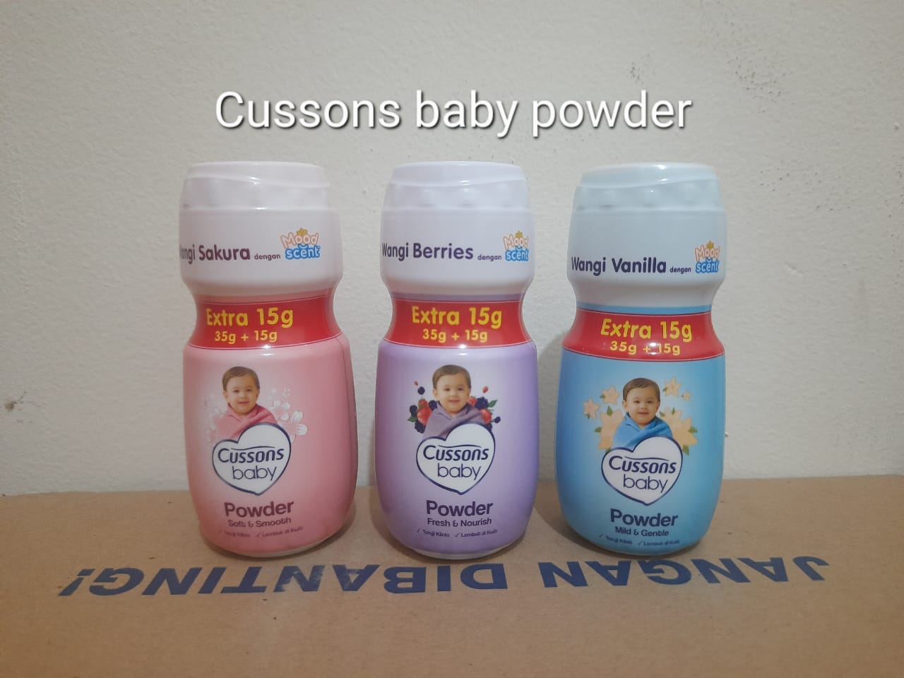 BEDAK BAYI CUSONS CUSSONS BABY POWDER FRESH, SOFT, MILD KEMASAN BOTOL ...
