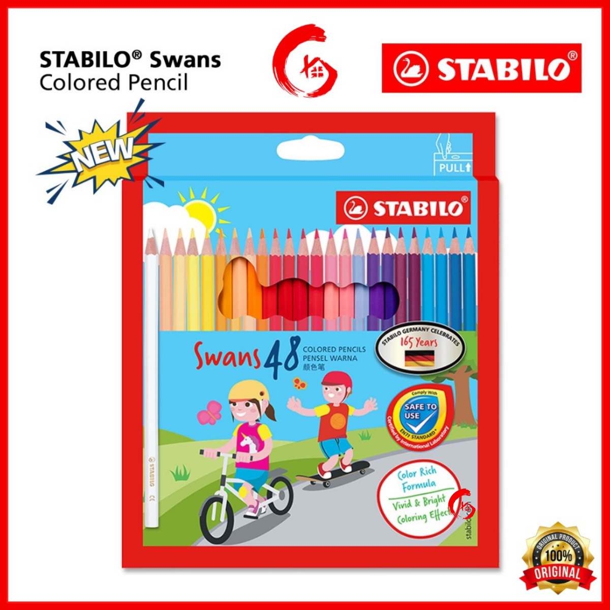 STABILO Swans Colored Pencils / Pensil Warna Special Edition | Lazada ...