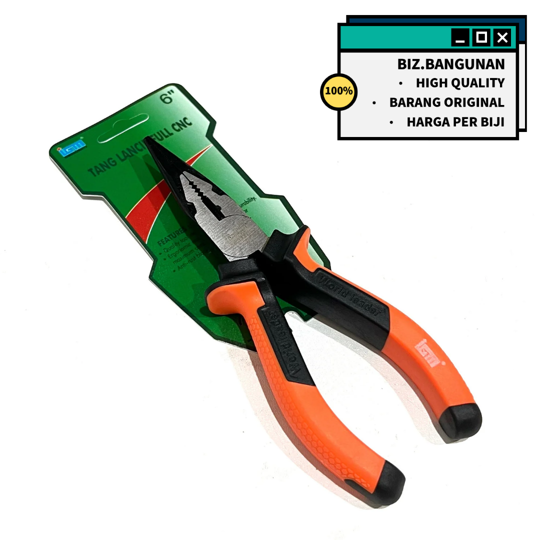TANG IGM FULL CNC 6 INCH - TANG KOMBINASI LANCIP SNIP KENIP POTONG ...