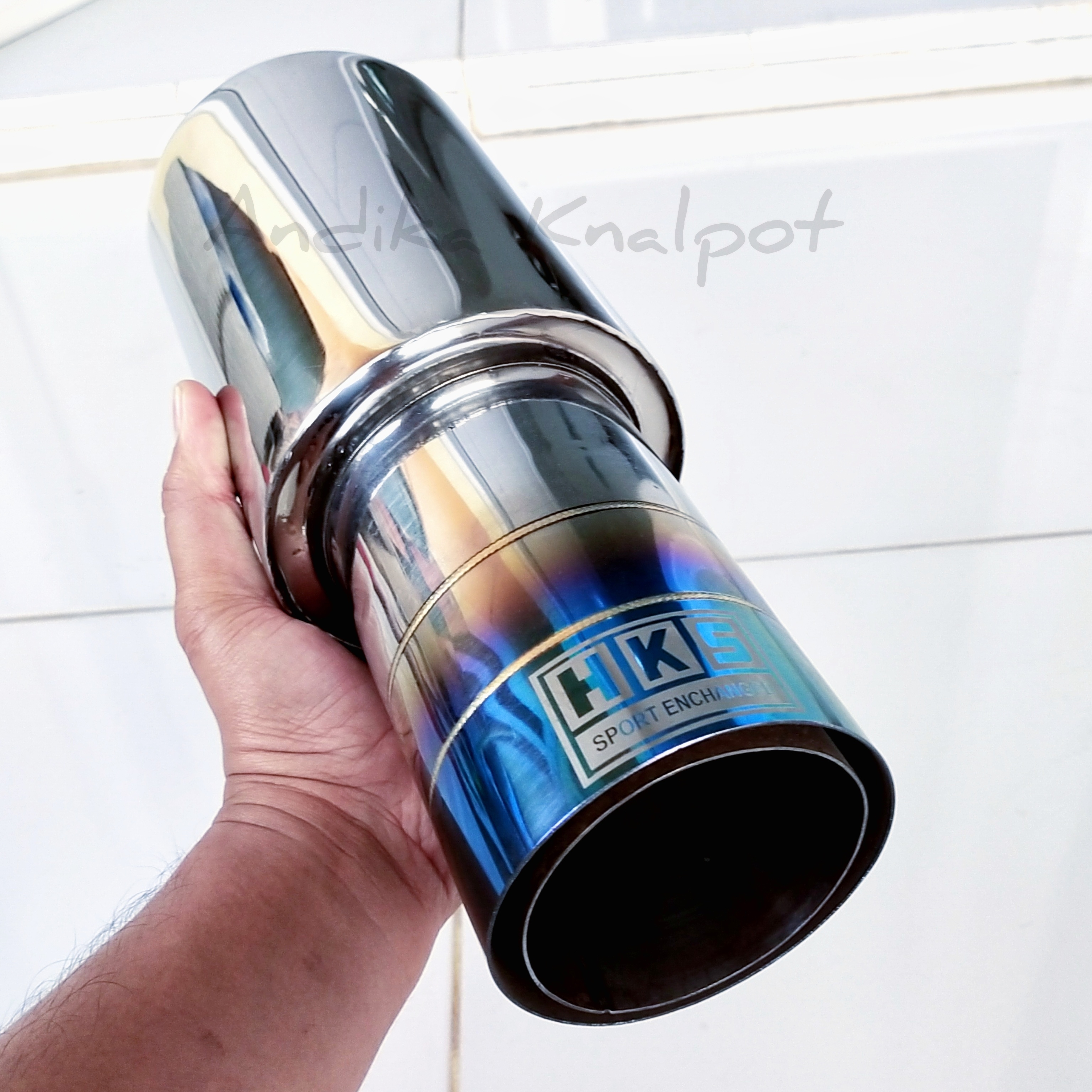 KNALPOT MOBIL RACING HKS RAINBOW DOUBLE PIPE YARIS TERIOS AGYA AYLA ...