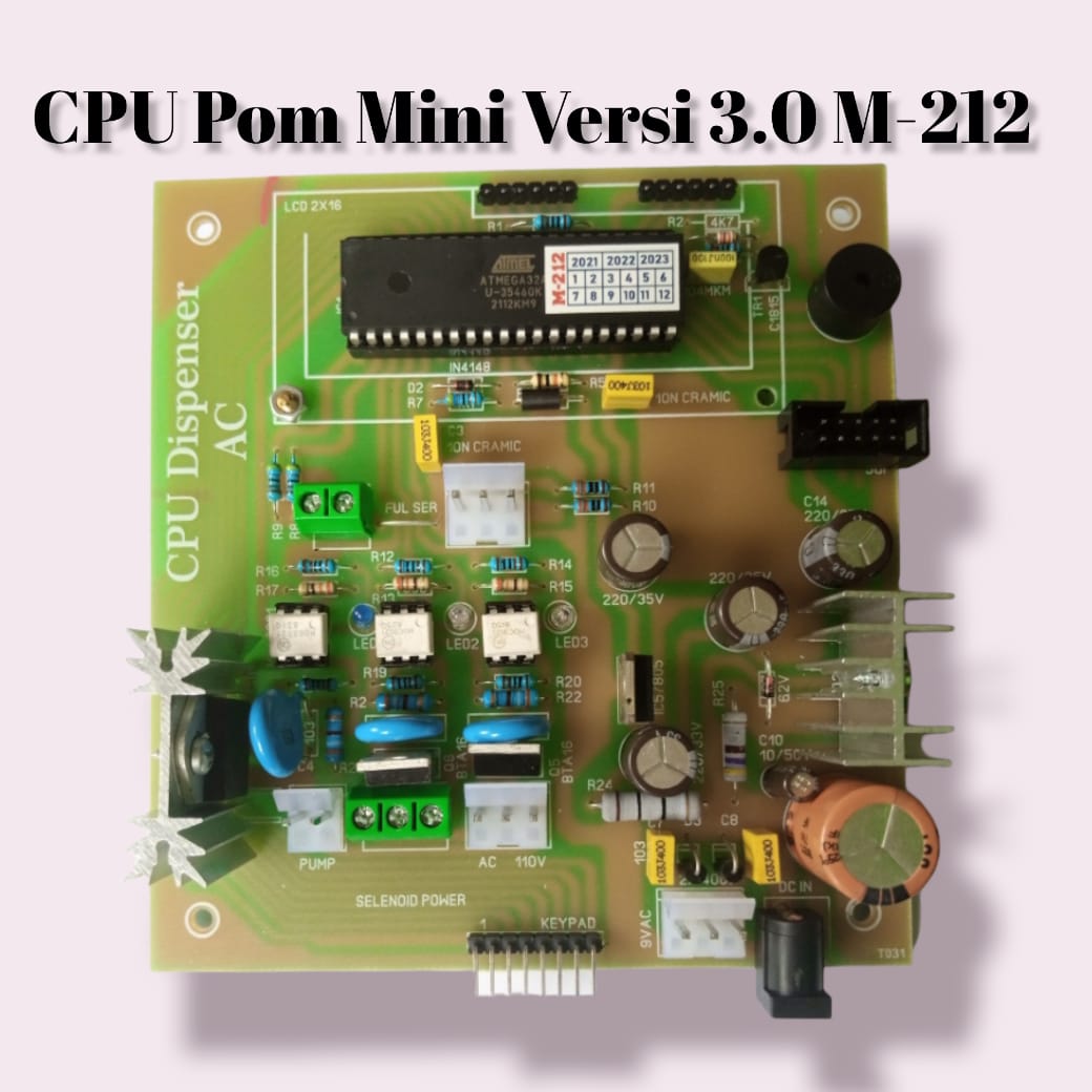CPU Pom Mini AC Atmega 32 V.3.0 (Fitur Edit Nama, Ganti Password dan ...
