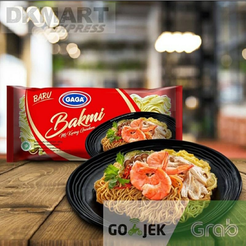 gaga bakmi mie kering gandum 200gram mie kering gandum gaga bakmi 200gr ...