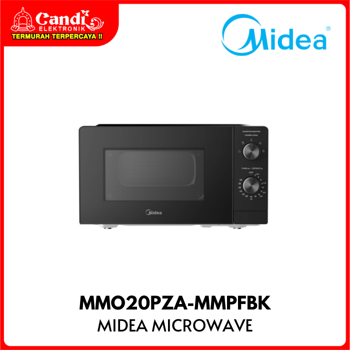 MIDEA Microwave Oven 20 Liter Inverter Quattro MMO20PZA-MMPFBK | Lazada ...