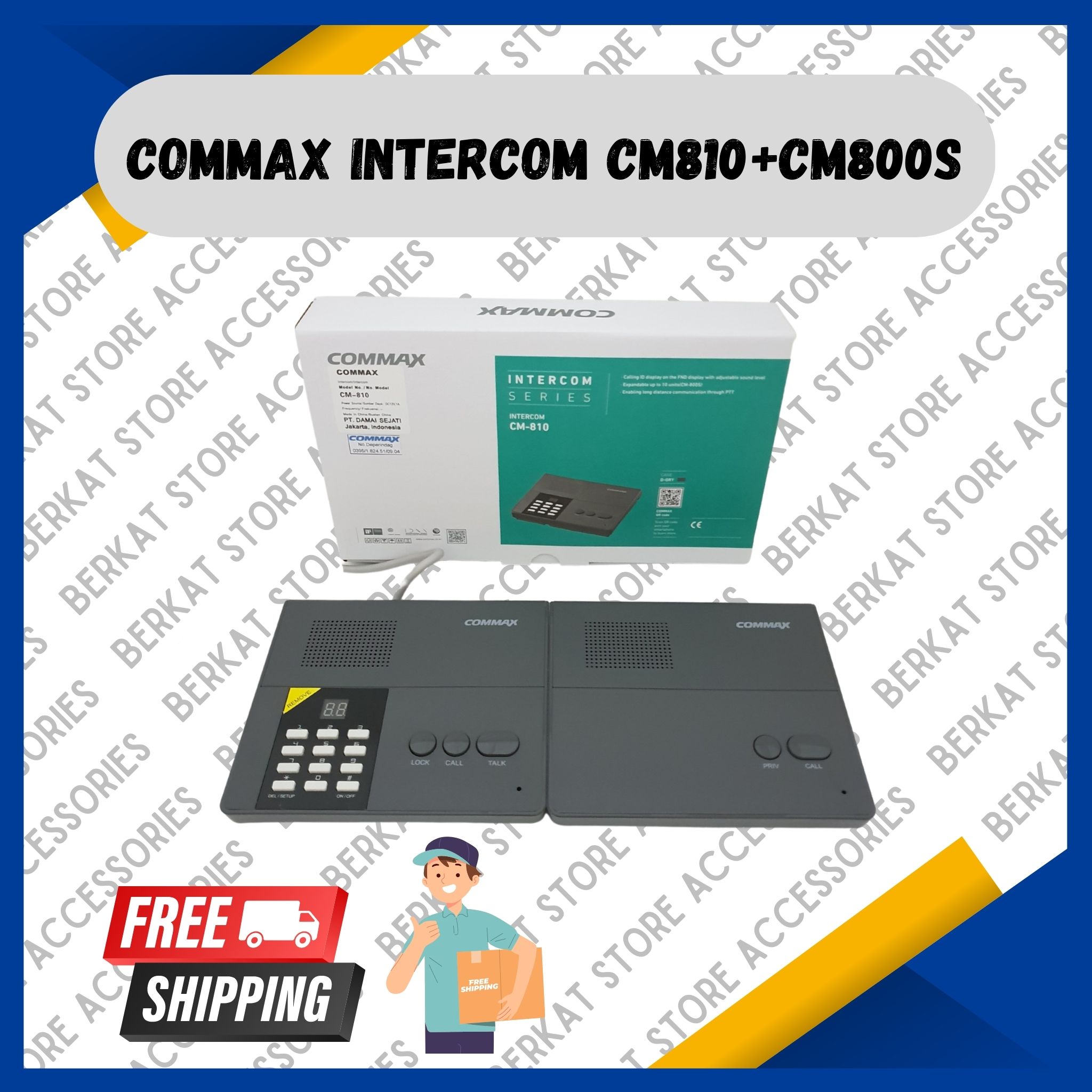 Intercom Commax CM810+1unit CM800 | Lazada Indonesia