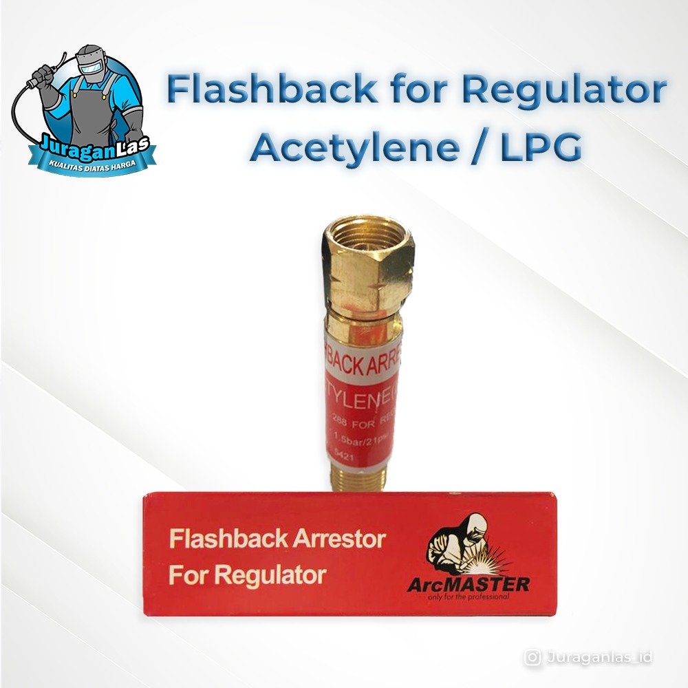Flashback Arrestor Acyteline / LPG for Regulator | Lazada Indonesia