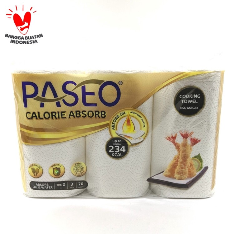 Tissu - Tissue Paseo Kitchen Towel 3 Roll Tisu Masak Tisu Dapur Murah ...