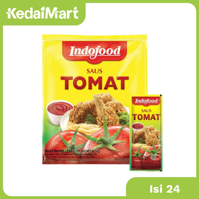 Saos Tomat Indofood Sachet Isi 24 x 9 Gram | Lazada Indonesia