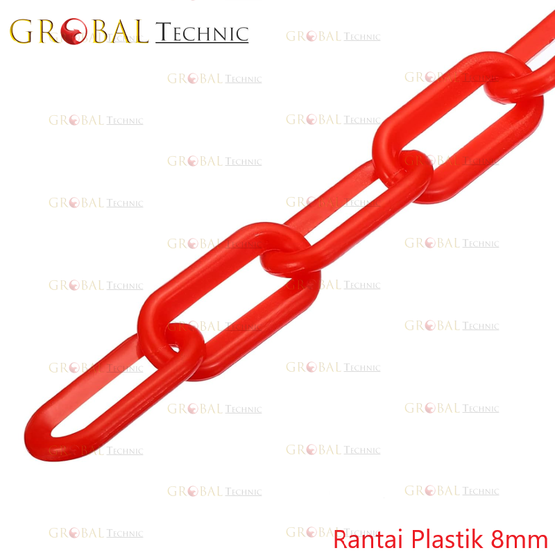 Rantai Plastik Per Meter / Traffic Cone Plastic Chain / Rantai Plastik ...