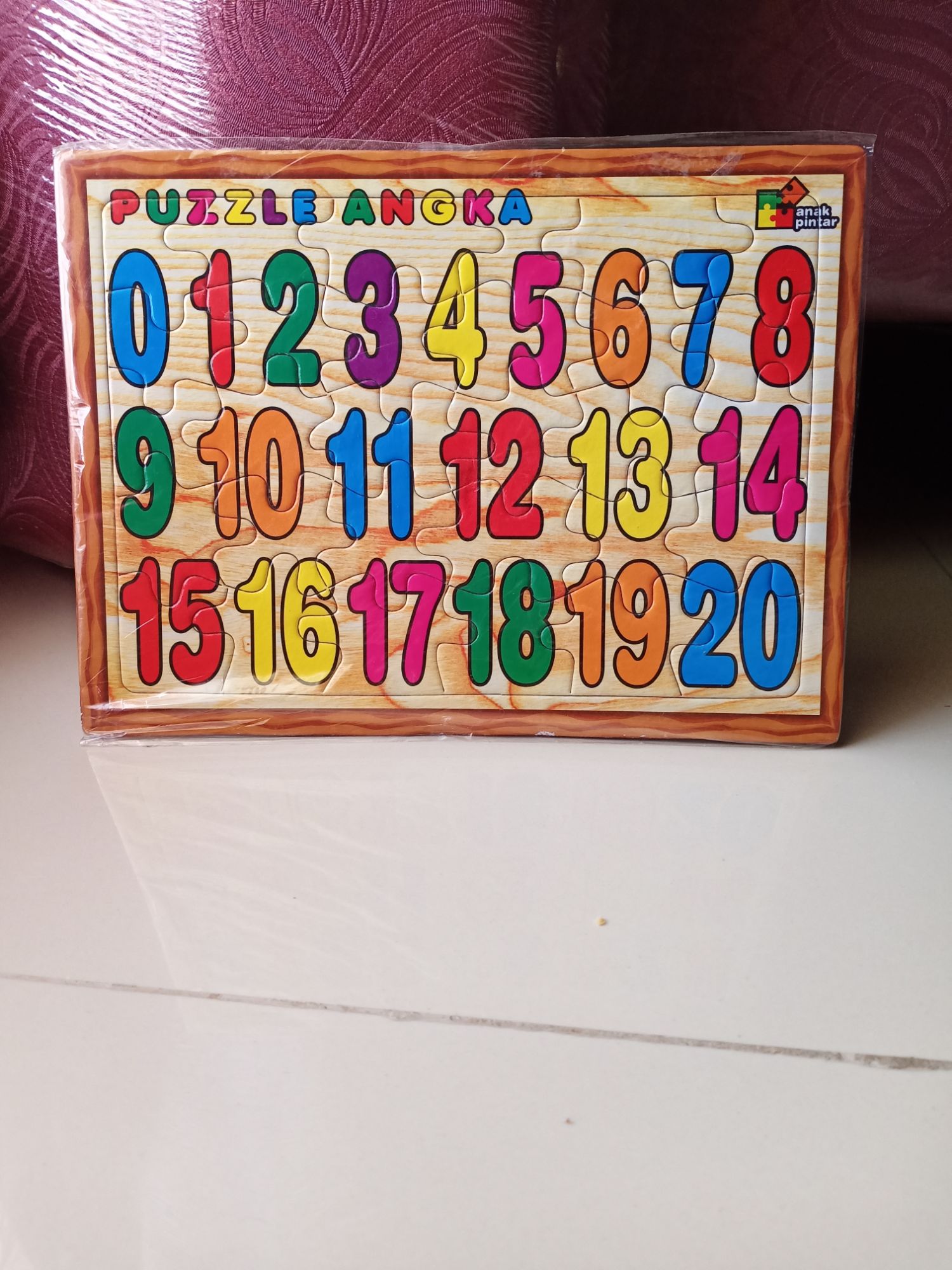 puzzle anak mengenal angka 1-20 (18×24cm) | Lazada Indonesia