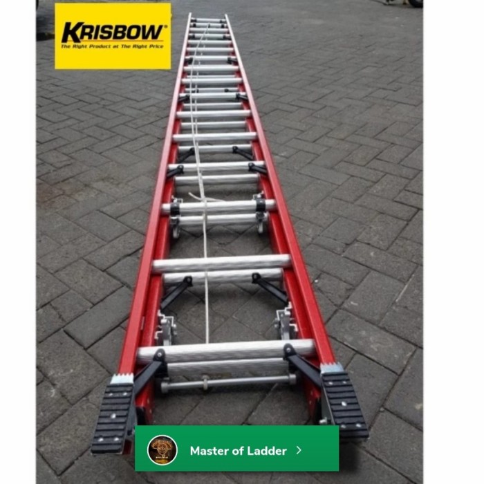 Tangga PLN Extension Fiberglass KRISBOW 20FT | Lazada Indonesia