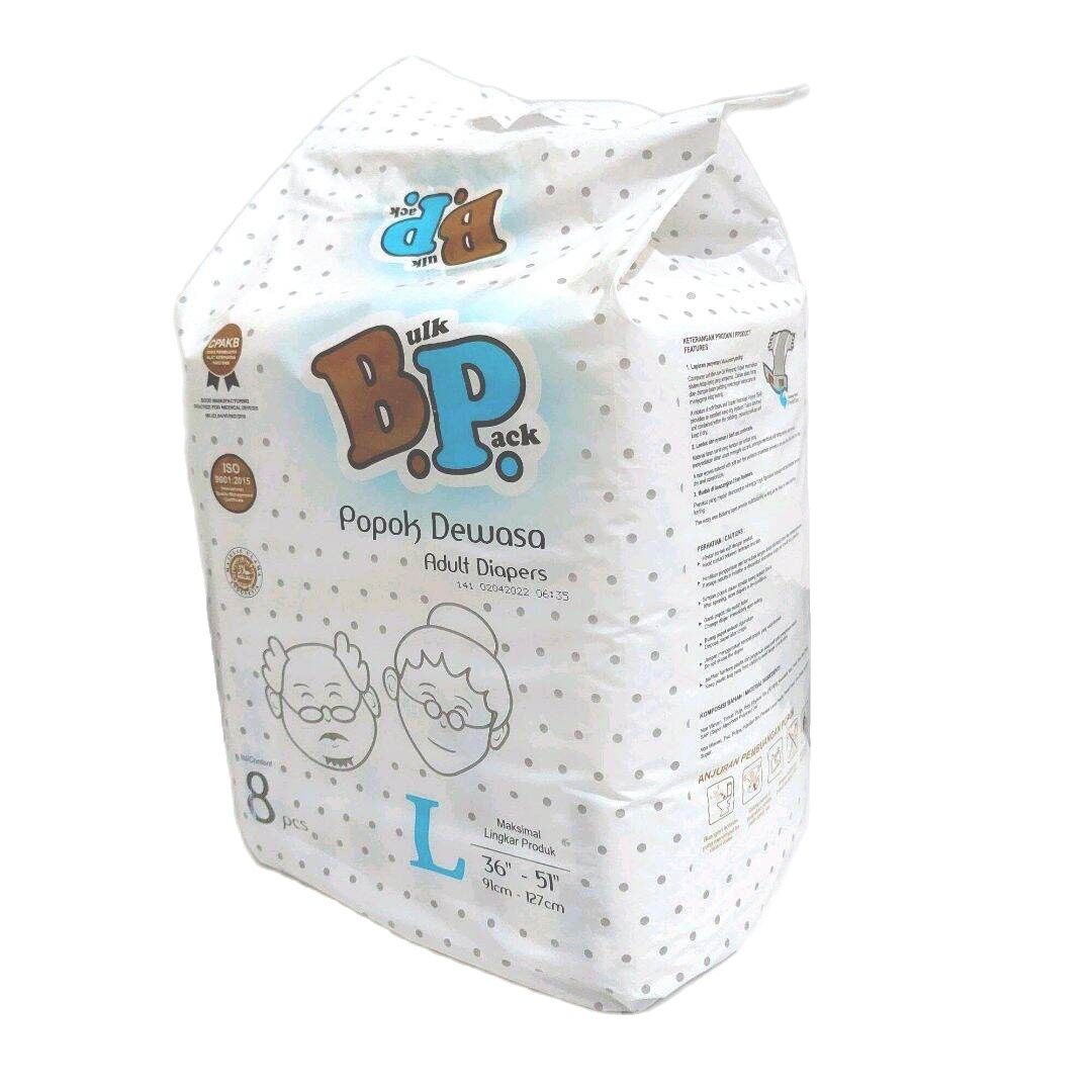 BP Bulk Pack Adult Diapers Popok Dewasa Perekat L8 | Lazada Indonesia