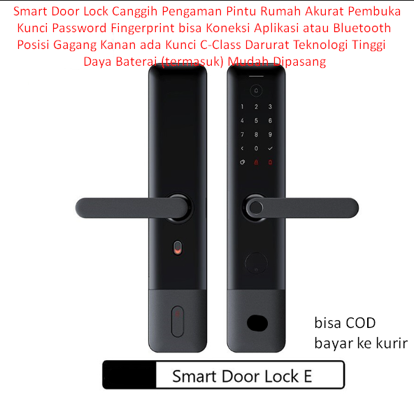 Smart Door Lock Canggih Pengaman Pintu Rumah Akurat Pembuka Kunci ...