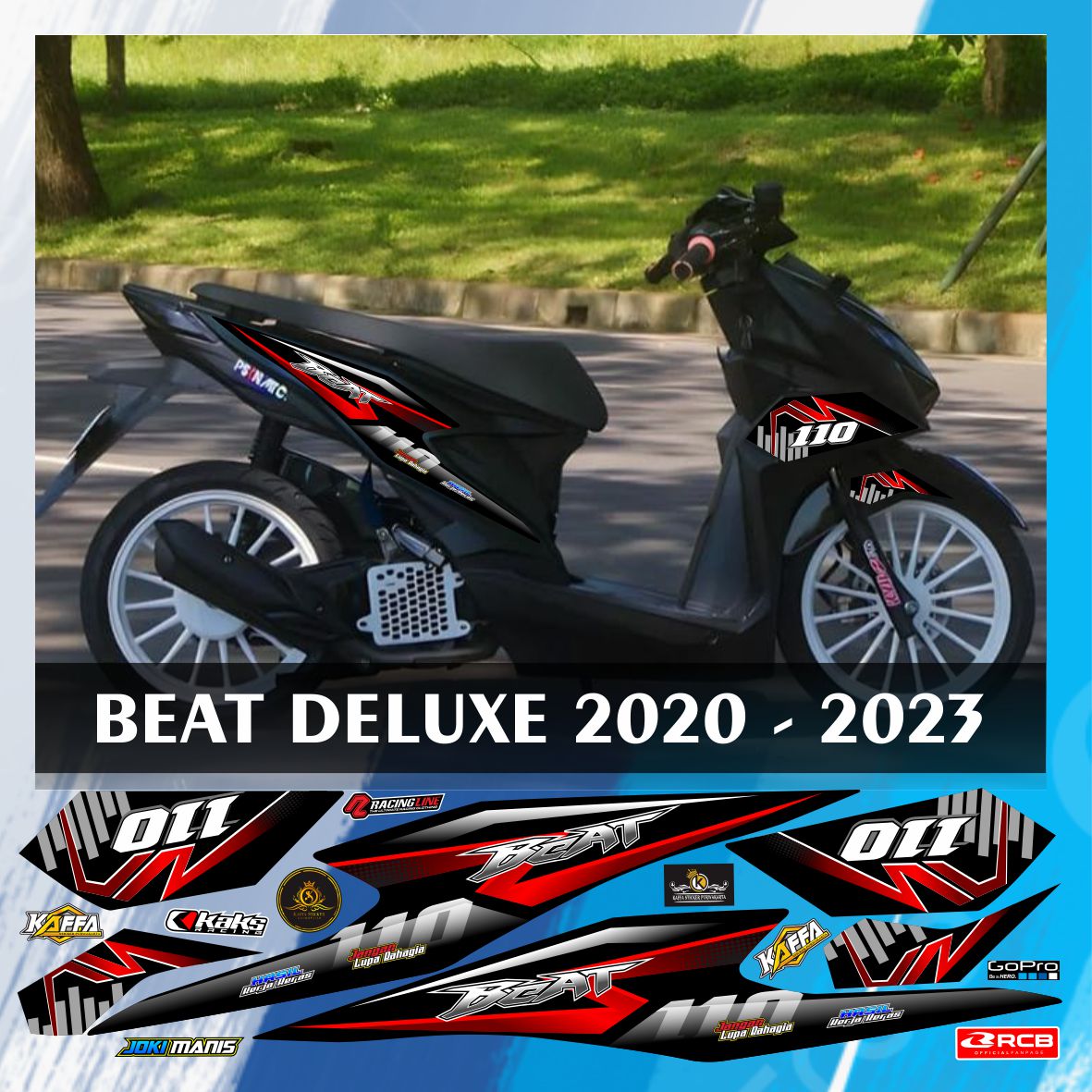 Stiker Striping Beat Deluxe New/ Beat Street / Variasi List Skotlet ...