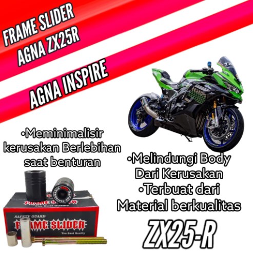 Frame Slider Kawasaki ZX25R Frame Slider ZX25R Crash Bar ZX25R Jalu ...