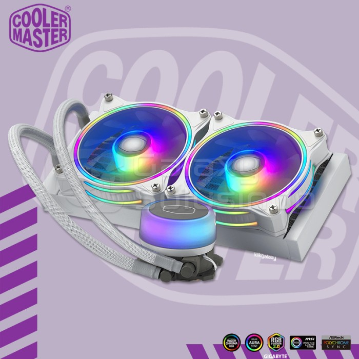 Cooler Master MasterLiquid ML240 Illusion White Edition ARGB - Putih ...