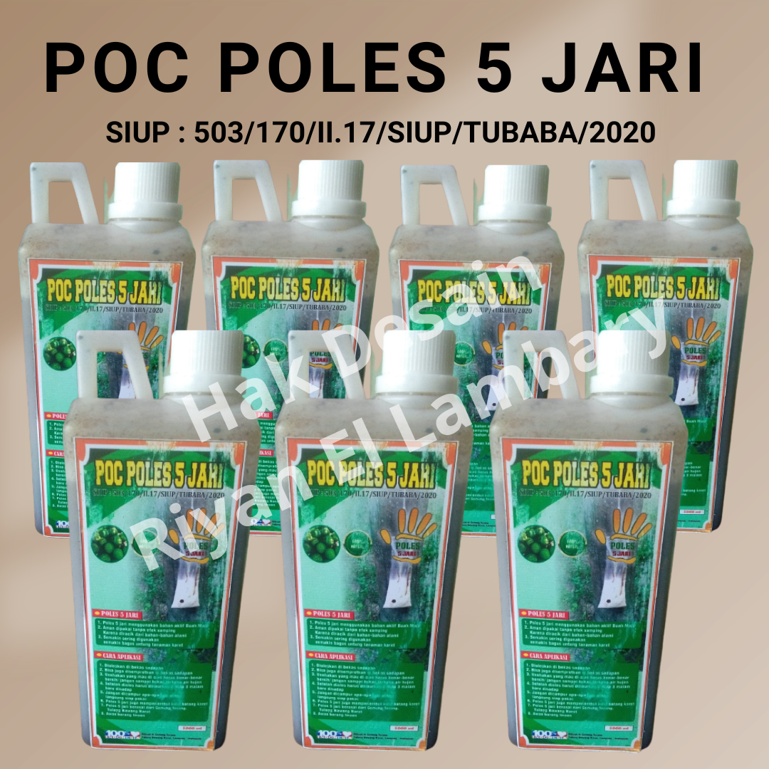 Pupuk Organik Cair - POC Poles 5 Jari Original 1000 ml | Lazada Indonesia