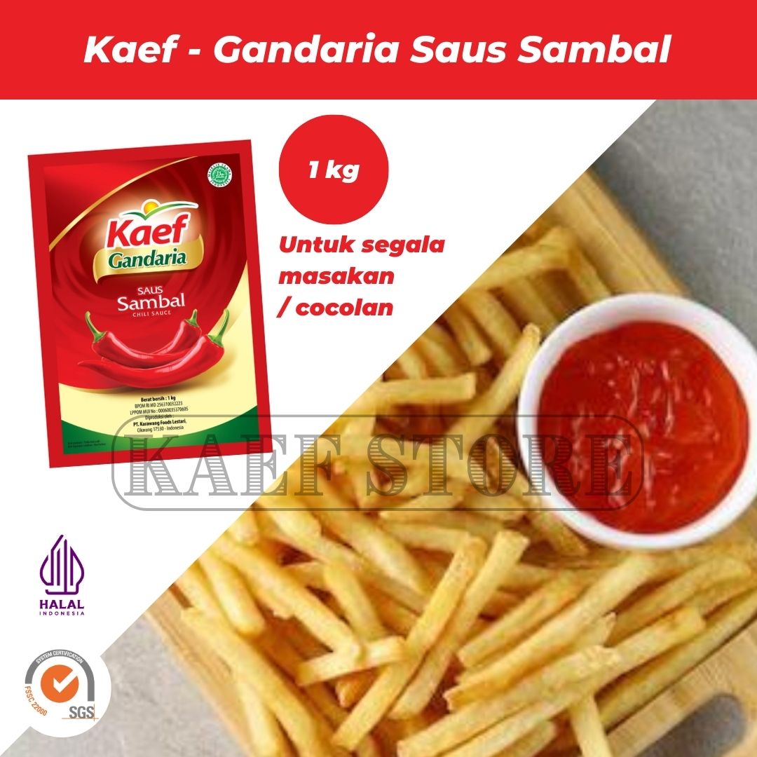 Kaef Gandaria Saus Sambal Pedas 1 Kg | Lazada Indonesia Kaef Gandaria Saus Sambal Pedas 1 Kg | Lazada Indonesia