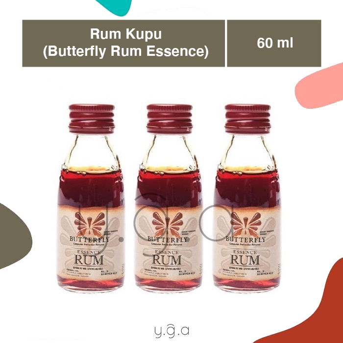 Rum Essence Butterfly Koepoe Koepoe 60ml | Lazada Indonesia