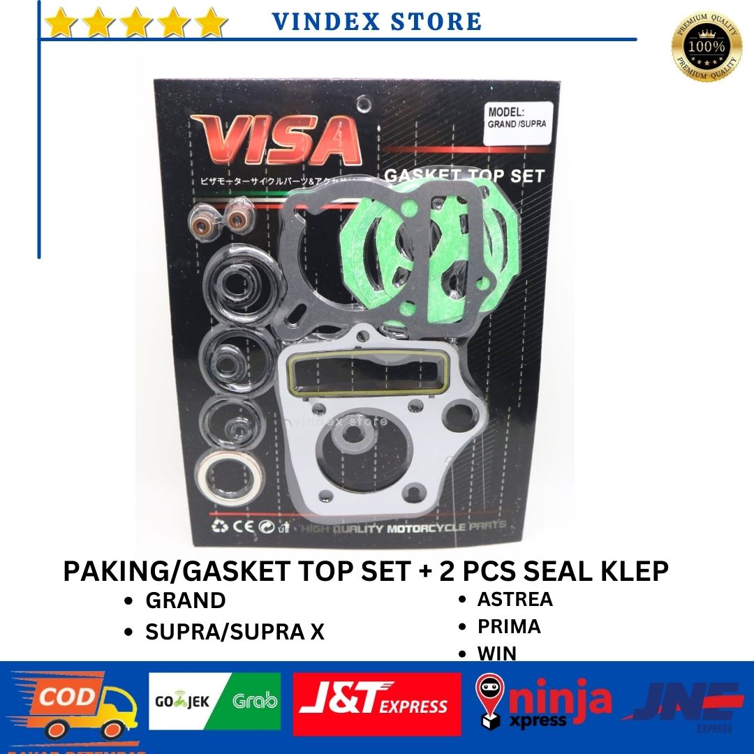 PAKING PACKING GASKET TOP SET GRAND SUPRA X ASTREA PRIMA WIN KEV | Lazada Indonesia