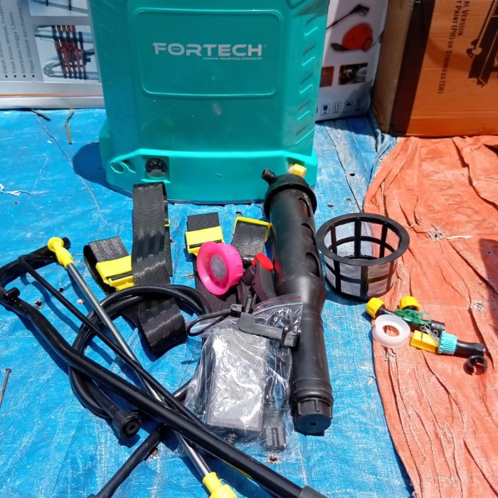 Sprayer Hama Disinfectant Virus Bakteri FORTECH 2 IN 1 manual elektrik ...