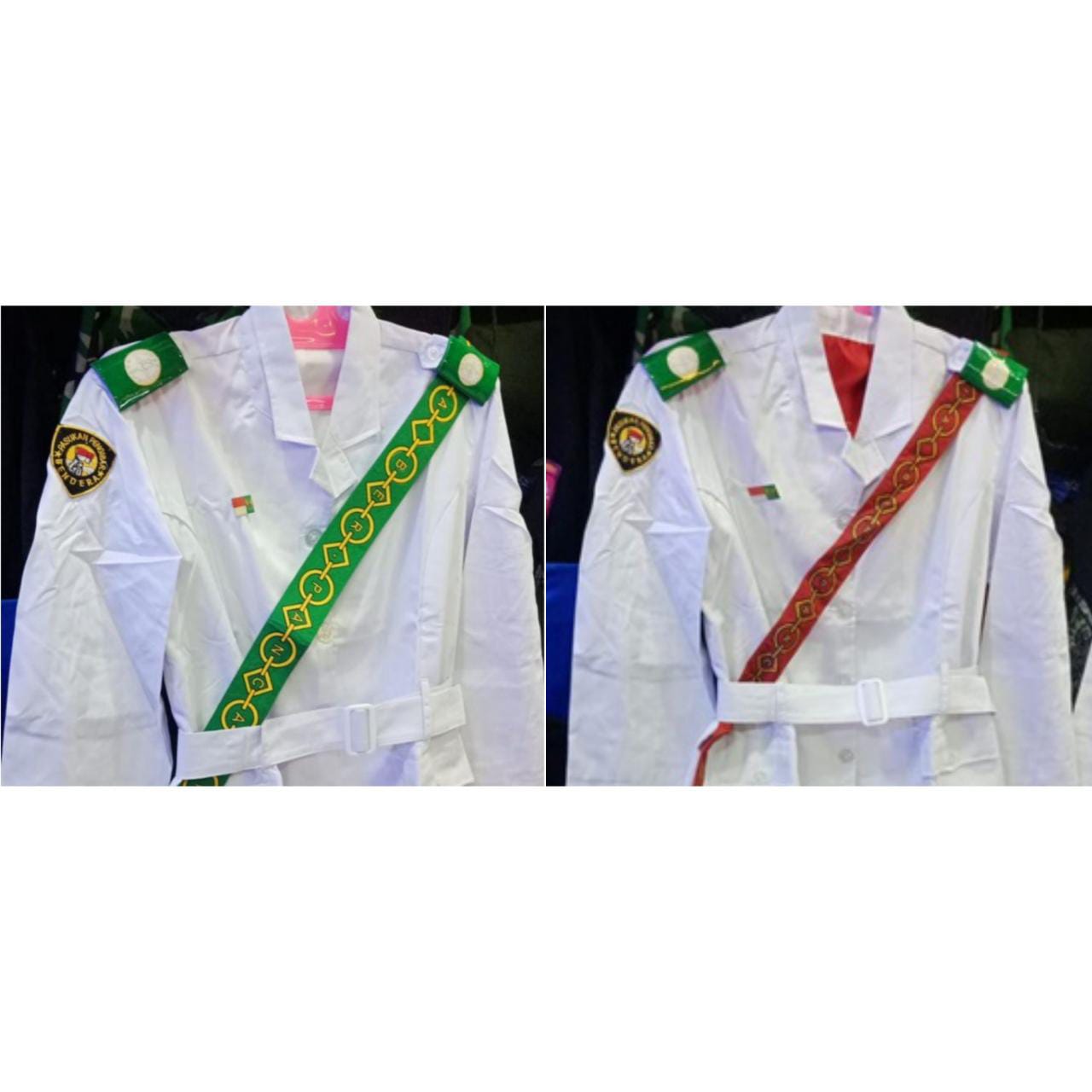 Seragam Paskibra plus Atribut Pria/Wanita - satu set seragam plus ...