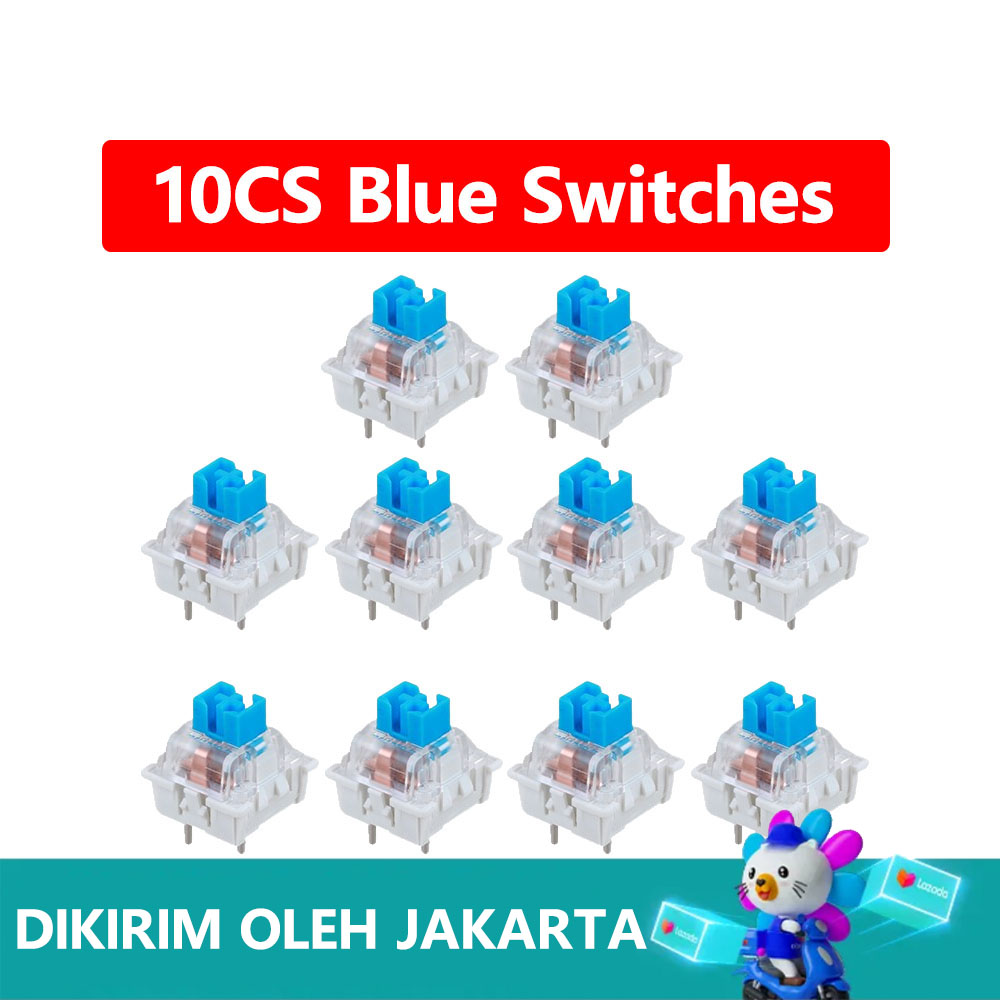 [Shipped within 1 day] ZIFRIEND 10pcs Switch Keyboard Mekanik Switch 3 ...