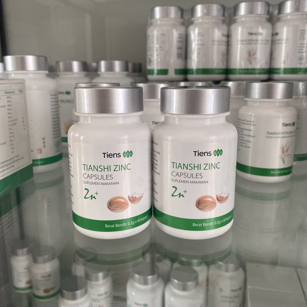 Tianshi Zinc Vitamin Nafsu Makan Untuk Anak & Dewasa 1 Botol 60 Kapsul ...