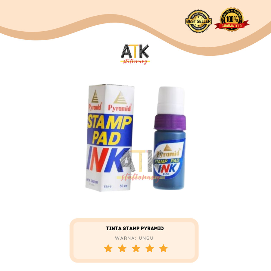 Tinta Stamp Pad/ Stampel Pyramid atk | Lazada Indonesia