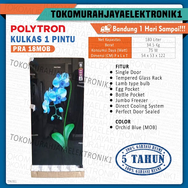 Kulkas Polytron 1 pintu 180 liter PRA 18 MOW/MOB Garansi Resmi | Lazada ...