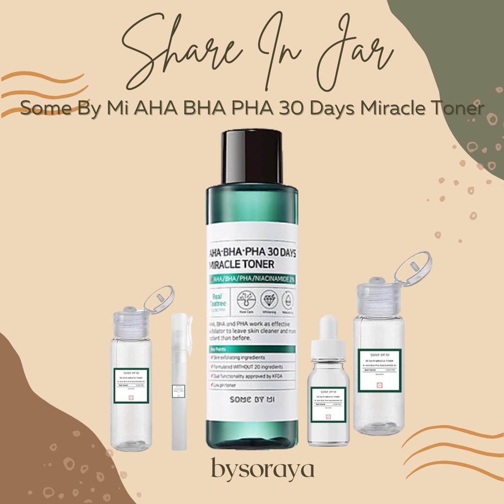[SHARE IN JAR] SOME BY MI AHA BHA PHA 30 Days Miracle Toner | Lazada ...
