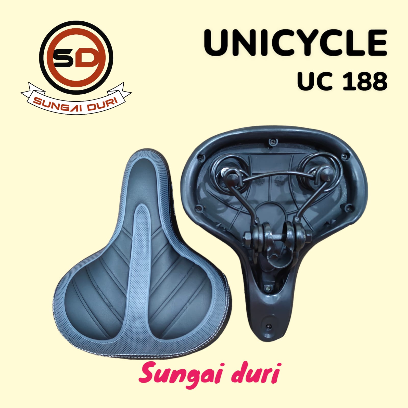 unicycle sadel sepeda per mini lipat ctb empuk dan lebar | Lazada Indonesia