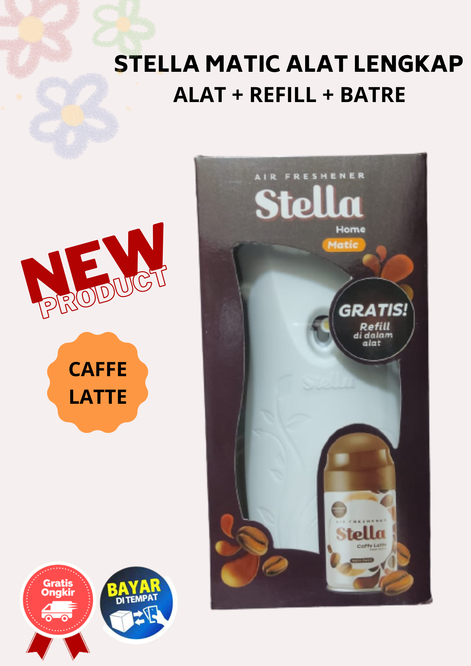 STELLA MATIC OTOMATIS LENGKAP (DENGAN ALAT, REFILL, BATERAI) | Lazada ...