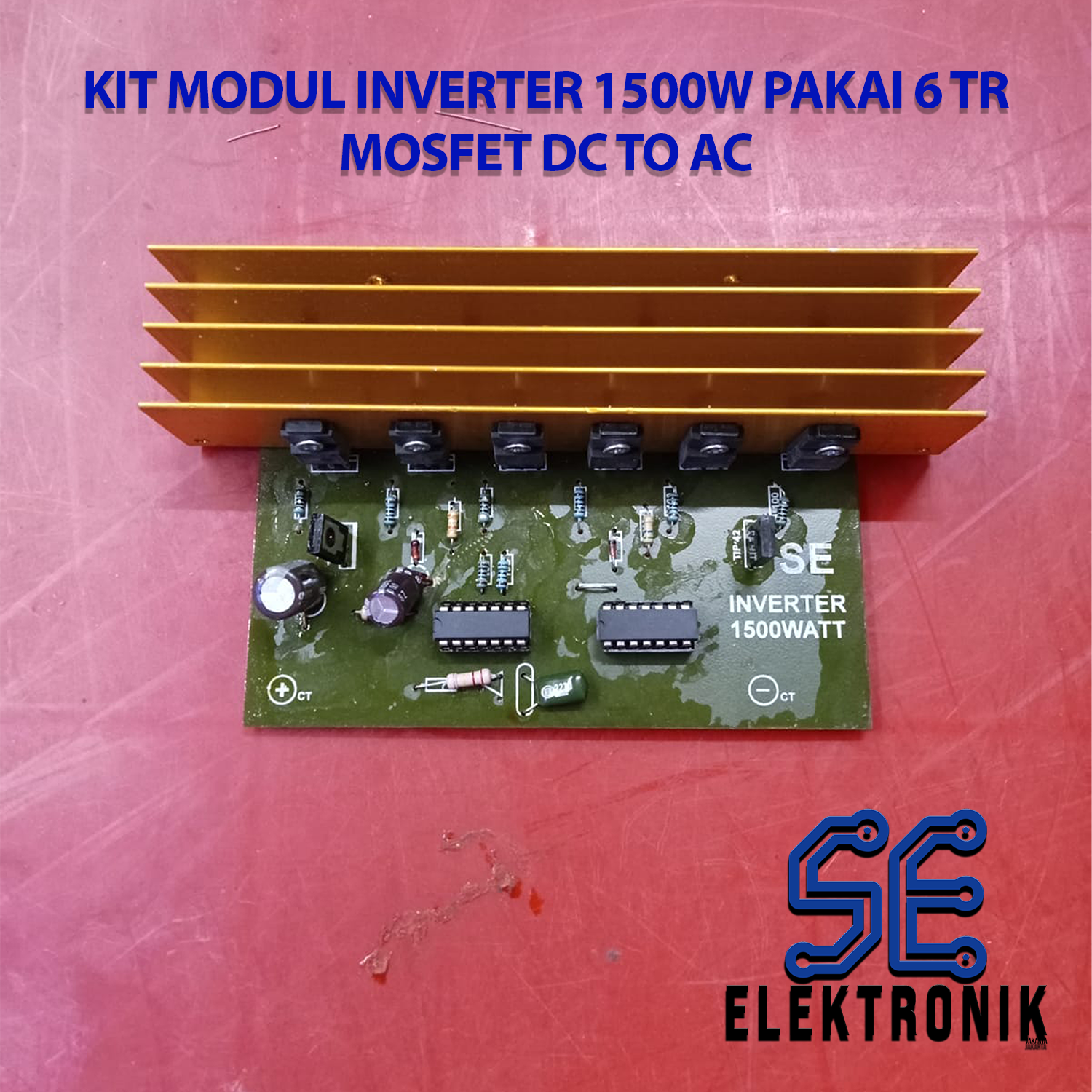 Kit Modul Inverter 1500 W pakai 6 TR Mosfet Dc to Ac | Lazada Indonesia
