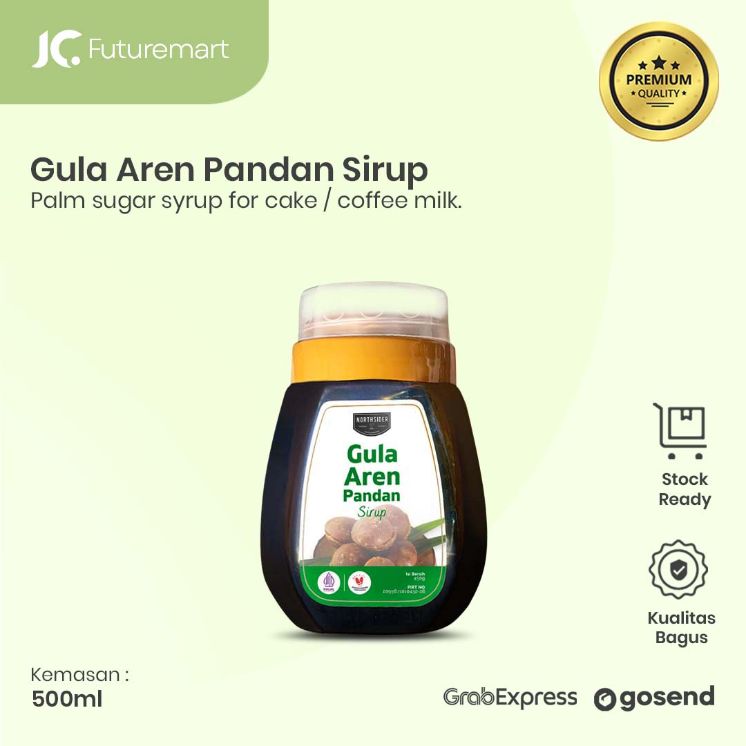 GULA AREN CAIR PANDAN 500g PREMIUM ASLI untuk KOPI SUSU - KUE - BOBA ...