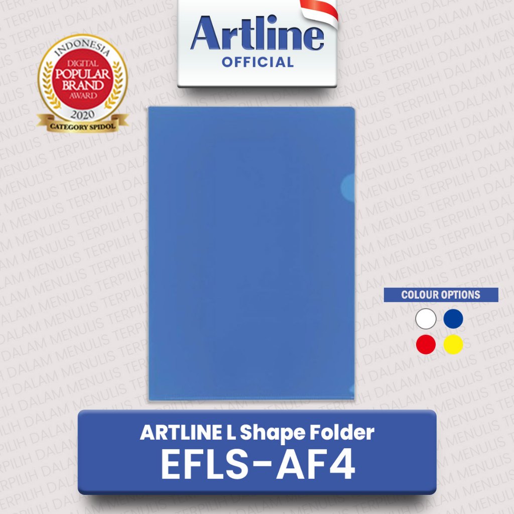 ARTLINE L Shape Folder Map File Dokumen Organizer Kertas EFLS-AF4 ...