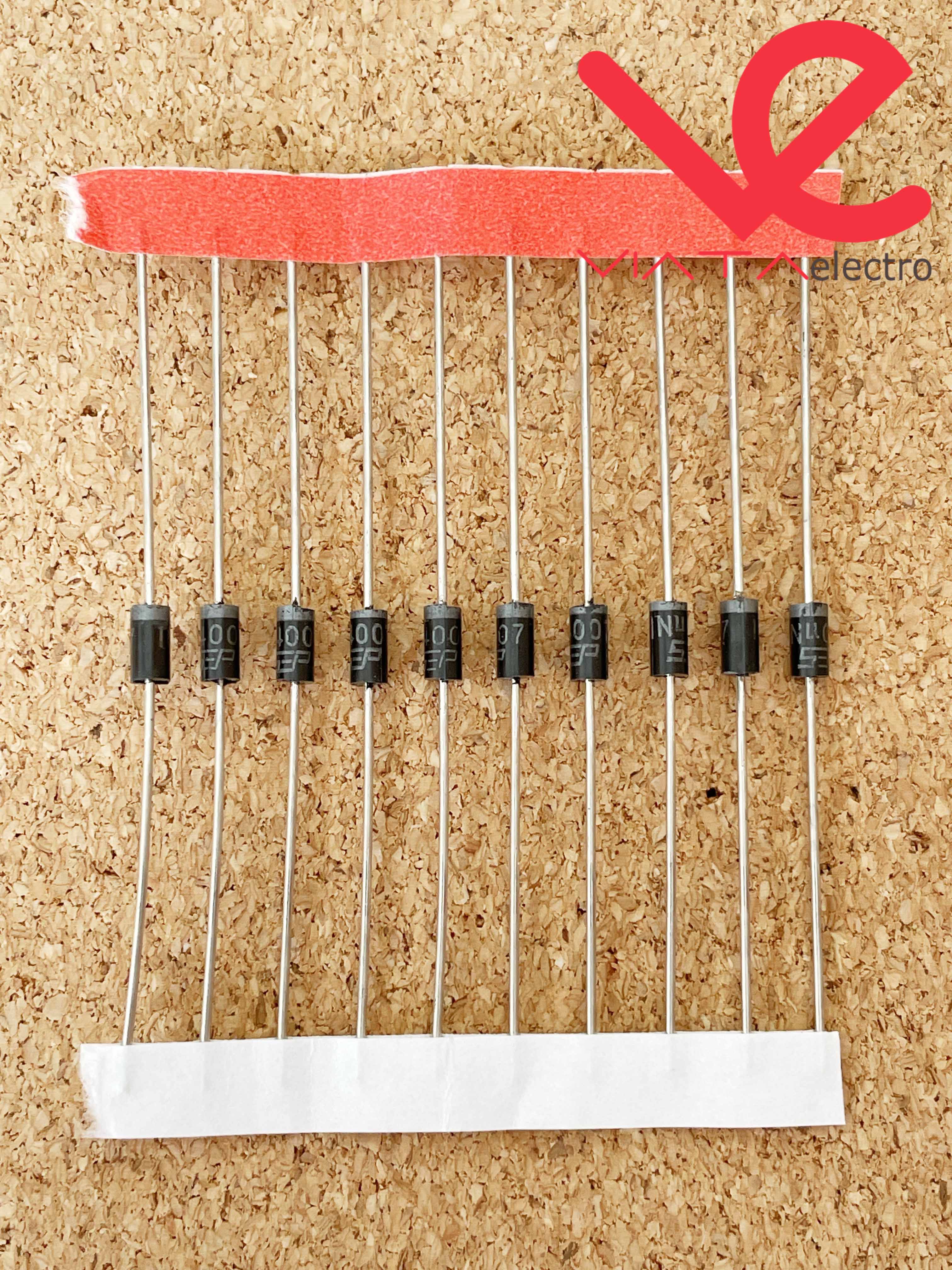 DIODA IN4007 ROLL (10bh) MIC ASLI DIODE IN4007 ROLL 1N4007 IN 4007 ...