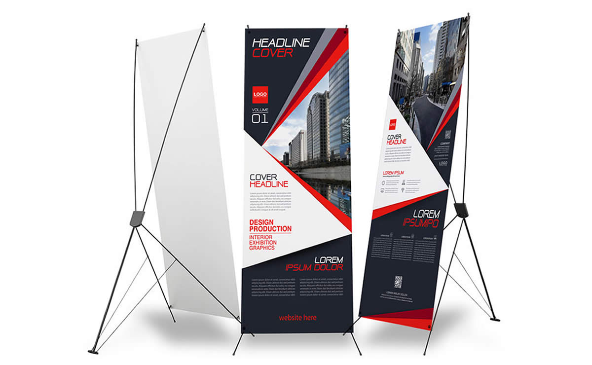 Spanduk X Banner Produk Bikin X Banner Murah 60x160 Murah, Flexi 300gr ...