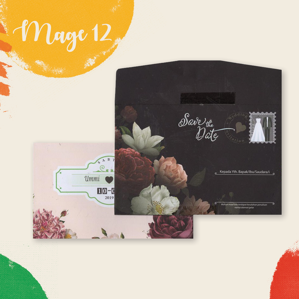 Blangko Undangan Nikah dengan Amplop dan Foil 100 Pcs Mage 12 Bisa ...