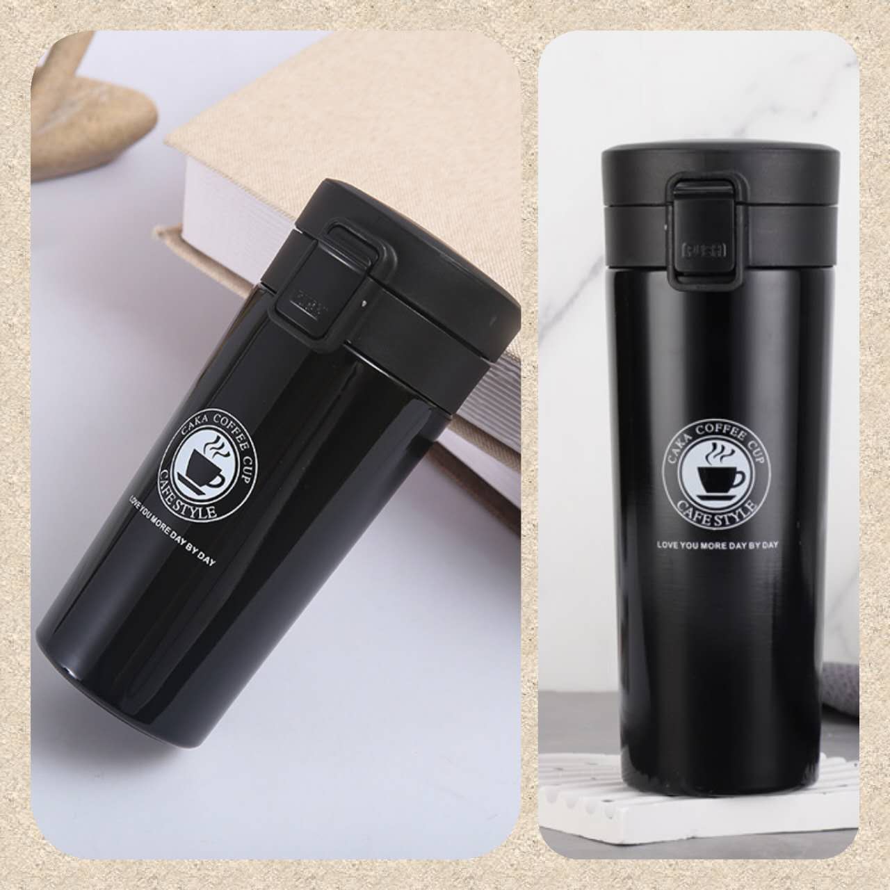 Termos Gelas Kopi & Teh Logo COFFEE I Termos Elegan Stainless Steel ...