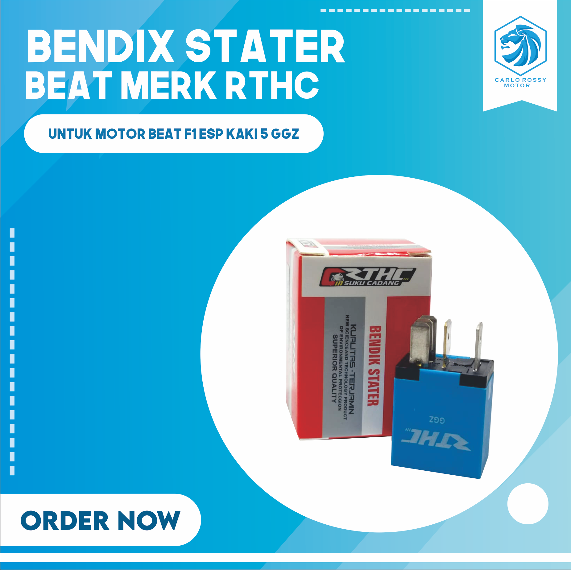 SWITCH STARTER BENDIX STARTER RTHC BEAT F1 ESP KAKI 5 | Lazada Indonesia